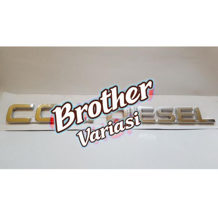 Jual Emblem Colt Diesel Logo Coltdiesel Mitshubishi Canter Chrome Model ...