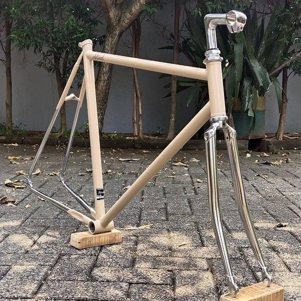 Jual SKY ALIED KHAKI BROWN CHROMOLY FRAMESET SIZE 56 S03 - Kota Bekasi ...