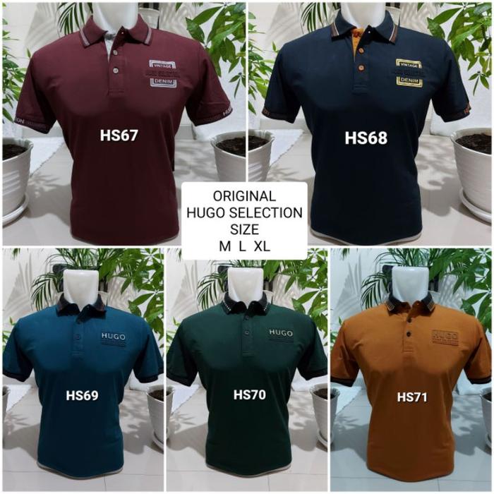 Jual HUGO SELECTION ORIGINAL Polo shirt Kaos Hugo Sport original size ...