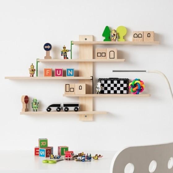 Jual Rak Dinding Kayu Display Mainan Anak Serbaguna Ukuran 37x37cm ...