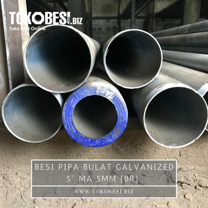Jual Besi Pipa Bulat Galvanis 5"ma 5mm (br) - Kota Bandung - Tokobesi ...