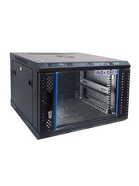 Jual INDORACK WIR4506S 6 U Wallmount Rack 19 Inch Single Door H 6U W ...