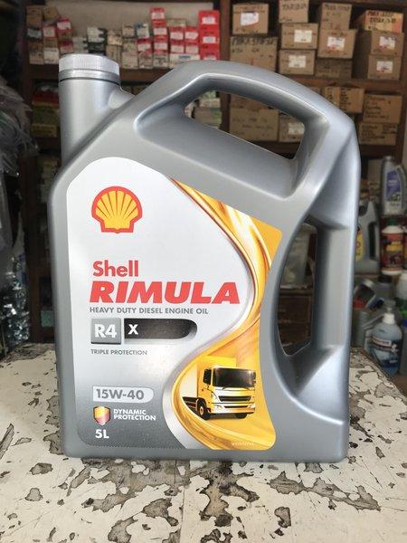 Jual Oli shell rimula R4 X diesel sae 15w-40 galon 5 liter - Jakarta ...