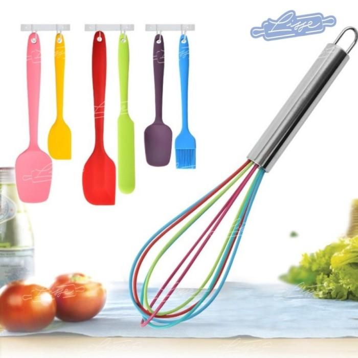 Jual Lisse - Baking Tools Set / Kitchen Utensil 7 pcs Rainbow - Jakarta ...