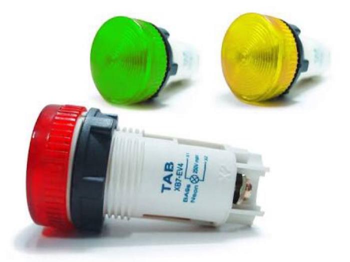 Jual SCHNEIDER PILOT LAMP 220VAC XB7EV03MP - XB7EV05MP - Hijau ...