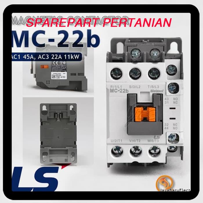 Jual Kontaktor / Contactor LS MC-22b MC22b 110V 220V 380V AC Coil - Kab ...