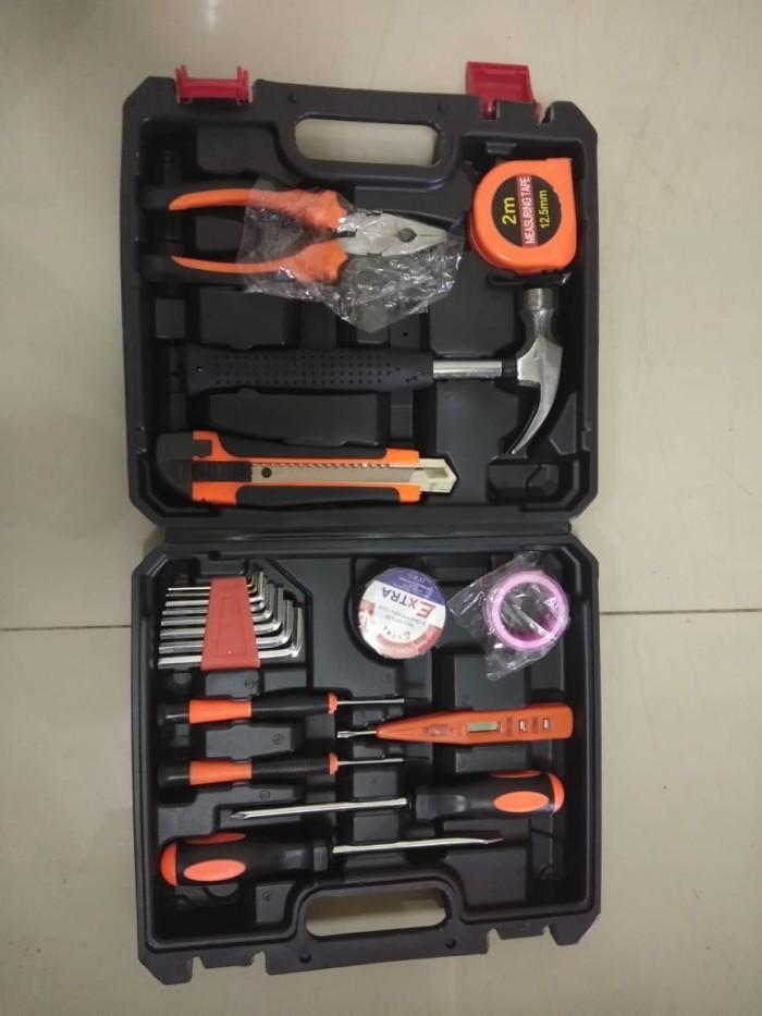 Jual Toolset Lengkap 12 in 1 Toolkit Toolbox Repair Kit Home DIY DOZIRO ...