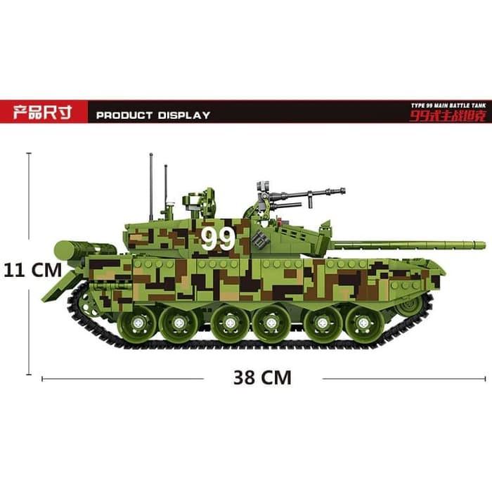 Jual BRICK TNI TTB MAINAN BRICK PANLOS 632002 TECHNIC MILITARY TANK ...
