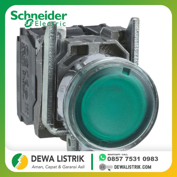 Jual [ XB4BW33M5 ] Schneider - TOMBOL ILU. LED LENGKAP HIJAU - Jakarta ...
