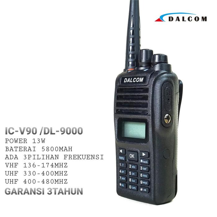 Jual Unik HT DALCOM JAPAN IC-V90 / DL-9000 IP68 WATERPROOF Limited ...
