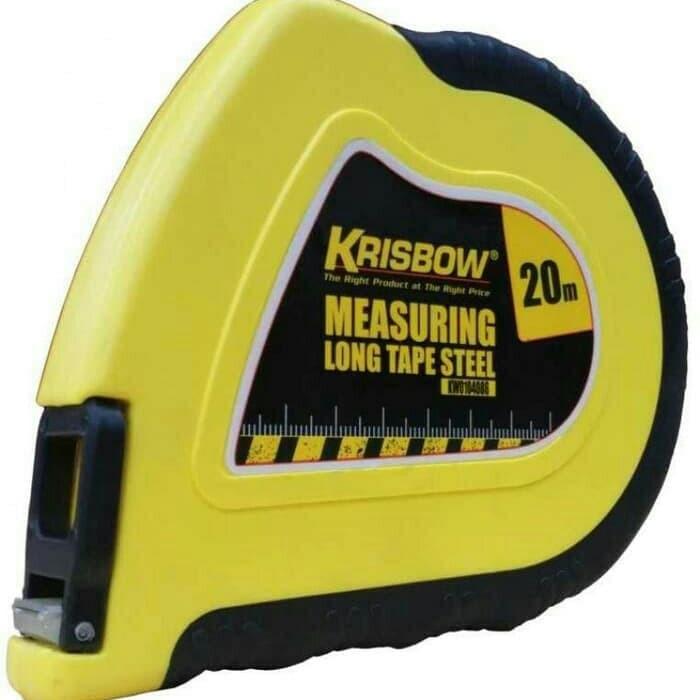 Jual KRISBOW METERAN MEASURING LONG TAPE 20M STEEL KRISBOW KW0104086 ...