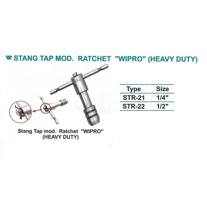 Jual Stang Tap Model Ratchet Heavy Duty Size 1/2 Inch - Wipro STR22 ...