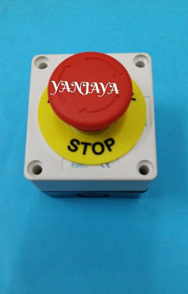 Jual Emergency push button + box/emergency stop push button - Jakarta ...