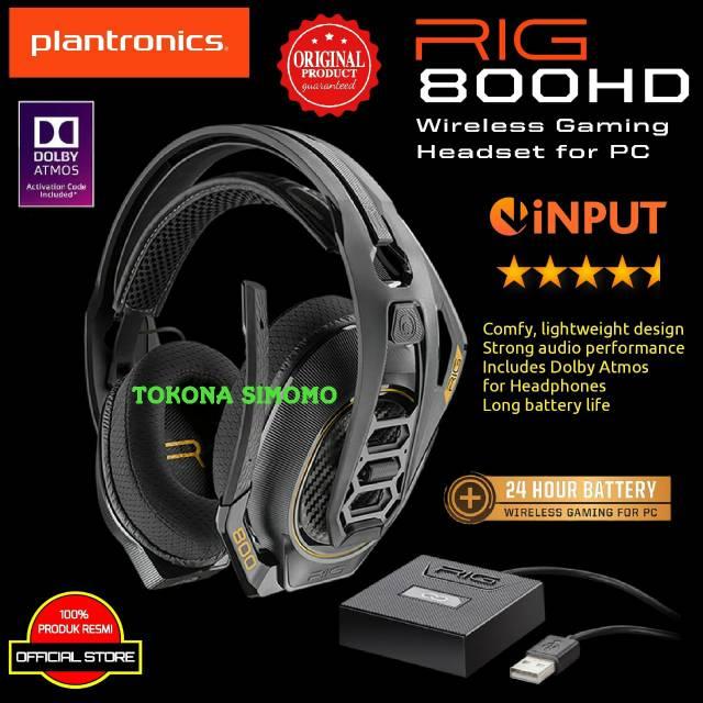 Jual Plantronics RIG 800HD RIG 800 HD Wireless Gaming Headset for PC ...