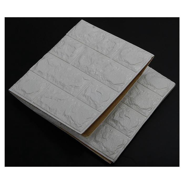 Jual Stiker Dinding dengan Bahan PVC dan Gambar Motif Batu Bata 3D ...