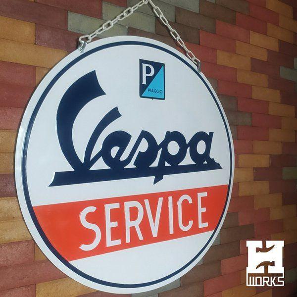Jual custom plat sign logo gambar merk satuan garage decor wall sign ...