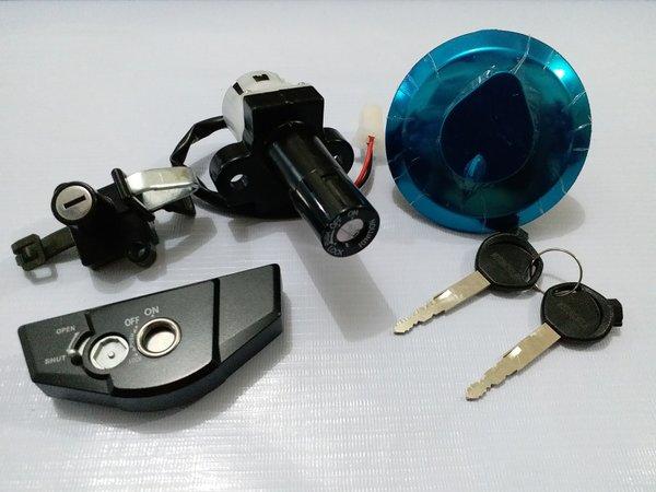 Jual KUNCI KONTAK SET MEGAPRO MONOSHOCK KOMPLIT TUTUP TANGKI DAN SADEL ...