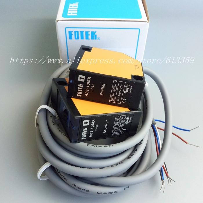 Jual A3T-10MX FOTEK Photoelectric Switch Sensor 100% New & Original ...