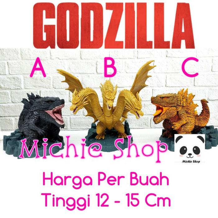 Jual Figure Godzilla Ghidorah ABC King of Monster collection series Top ...