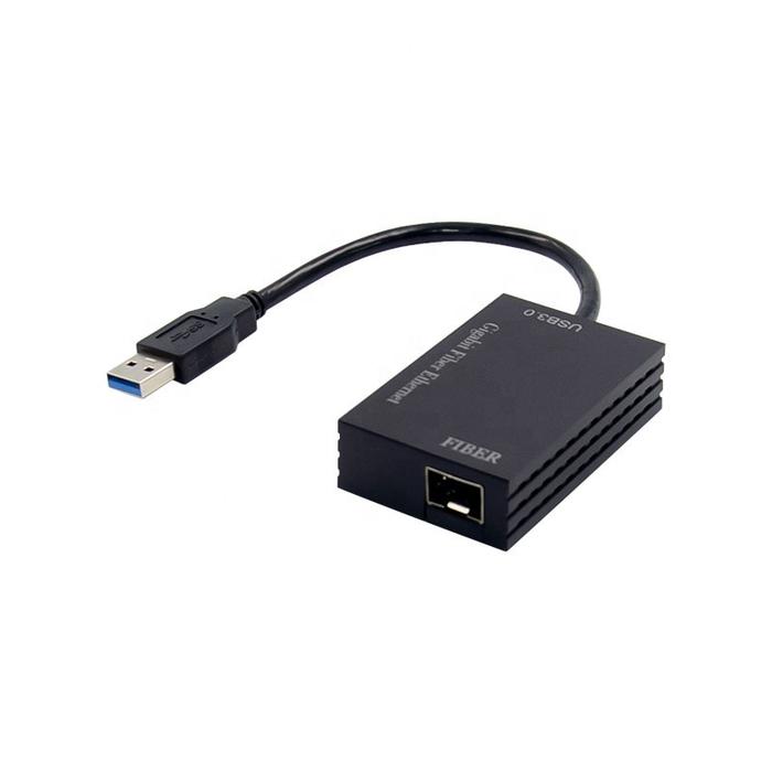 Jual USB 3.0 Gigabit Fiber Ethernet Adapter Network Card 1000M SFP ...