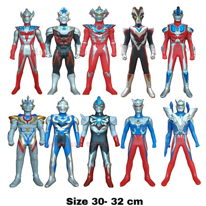 Jual Mainan Ultraman Zero Ultramen Geed Ultraman Z Ultraman Taiga ...