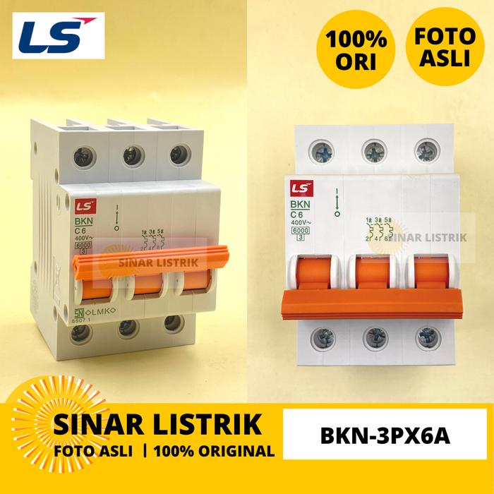 Jual LS MCB BKN 3P 6A 3PHASE 6A - Jakarta Pusat - Sinar Listrik Jakarta ...