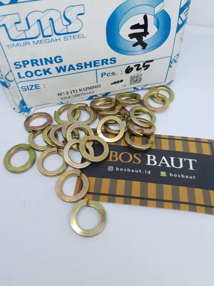 Jual Ring Veer Besi Kuning - Spring Washer Ukuran M12 - Kota Surabaya ...