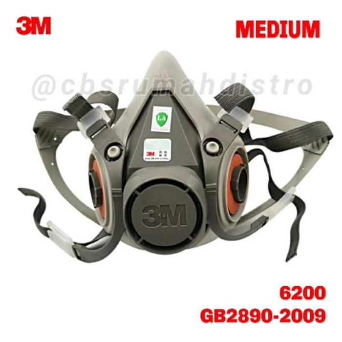 Jual Masker 3M 6100 CE0086 Original 6000 6200 6300 501 502 5N pisrle ...