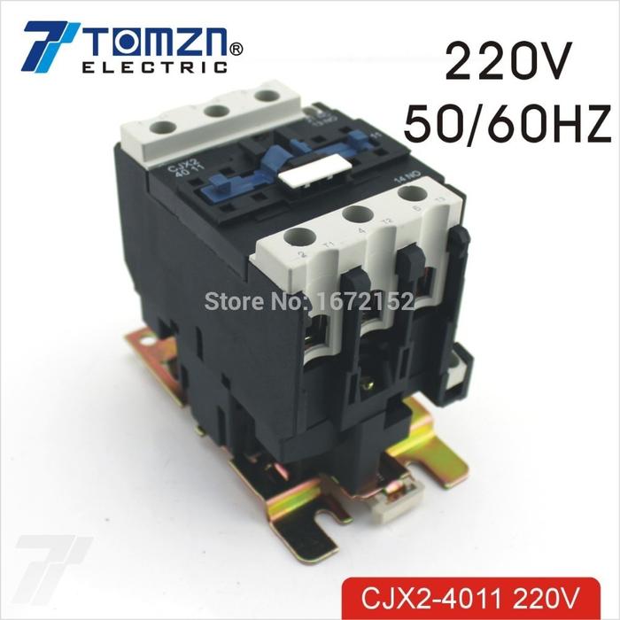 Jual CJX2 4011 AC contactor LC1 40A 220V 50HZ/60HZ - Kab. Bogor - AmanahMandeh | Tokopedia