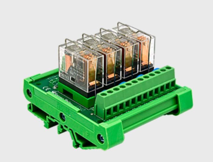 Jual 4 channel Omron PLC control panel relay module 16A 12V DC NPN PA32 ...