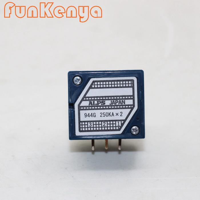 Jual Audio Amplifier Amp Volume Dual Rotary Potentiometer ALPS27 250KA ...