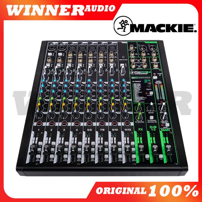 Jual MIXER AUDIO MACKIE PRO FX12V3 FX 12V3 12 CHANNEL ORIGINAL ...