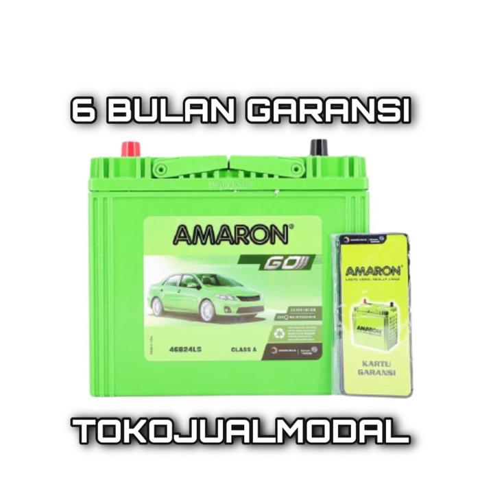 Jual AKI MOBIL WULING CONFERO NS60LS / 46B24LS AMARON GO AKI KERING - Jakarta Barat ...