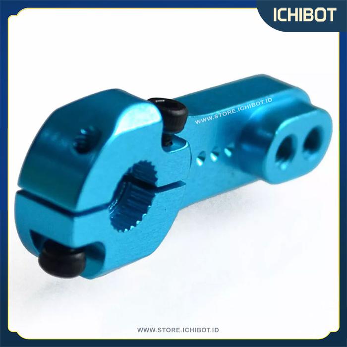 Jual 25T Standard Rocker Arm Servo Steering Gear Metal - Biru - Kab ...