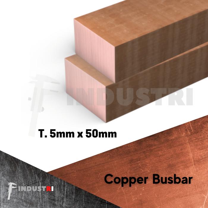 Jual Busbar Tembaga 5mm x 50mm| Copper Busbar harga per 1 cm - Kota ...