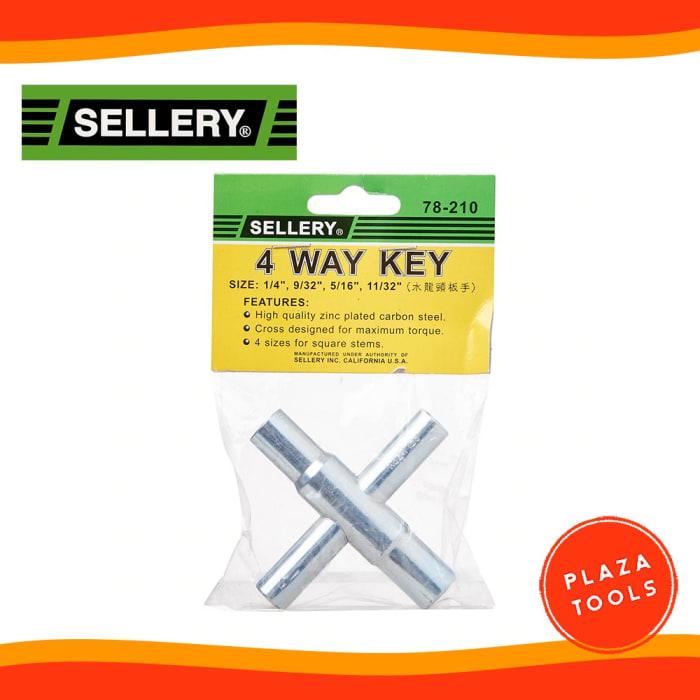 Jual Kunci Tabung Oxygen Sellery 4 Way Key Acetylene Oksigen galwle ...