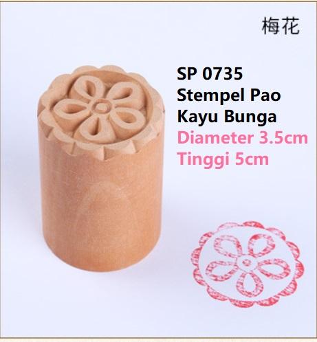 Jual Stempel Bakpao Bak Pao Bakpau Bakpia Kue Tausapia Kayu 3.5cm ...
