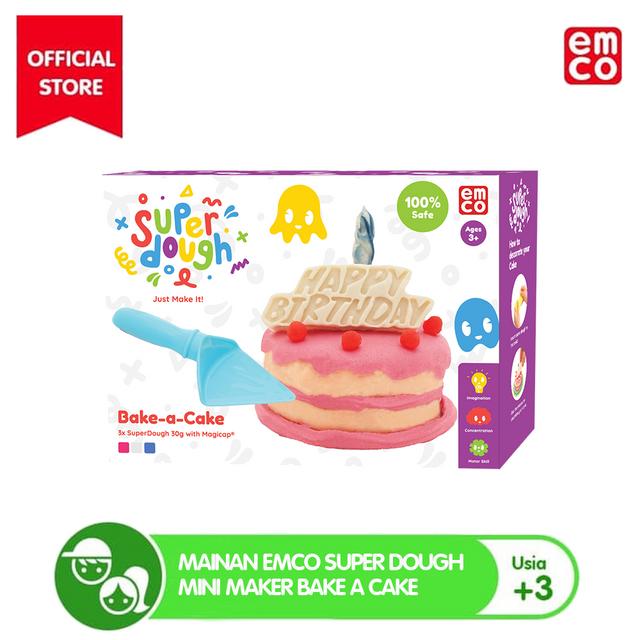 Promo Mainan Emco Super Dough Mini Maker Bake A Cake Kota Tangerang