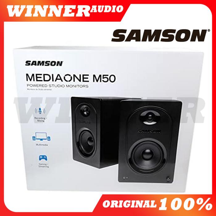 Jual SPEAKER SAMSON MEDIAONE M50 DESKTOP STUDIO ORIGINAL - Jakarta ...