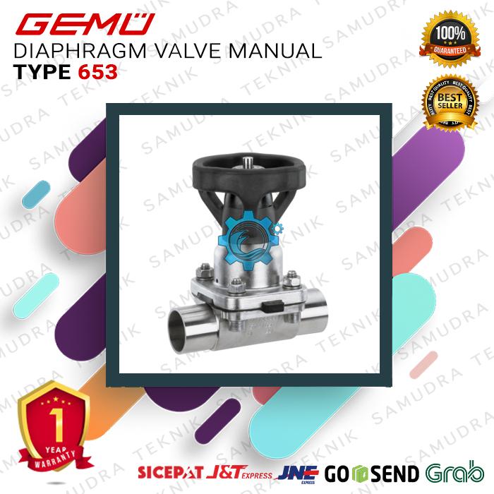 Jual Gemu Diaphragm Valve Manual Type 653 DN 25 - Kab. Tangerang ...