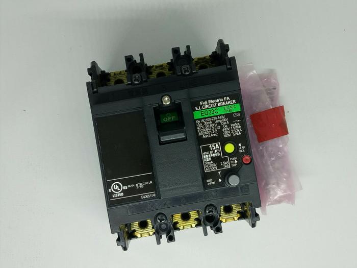 Jual Fuji Electric ELCB Circuit Breaker 15A 3P EG33C Fuji Electric ...