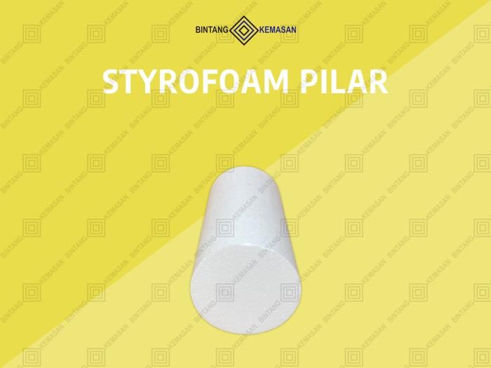 Jual styrofoam tabung / pilar / bulat diameter 20 x 60cm low density ...