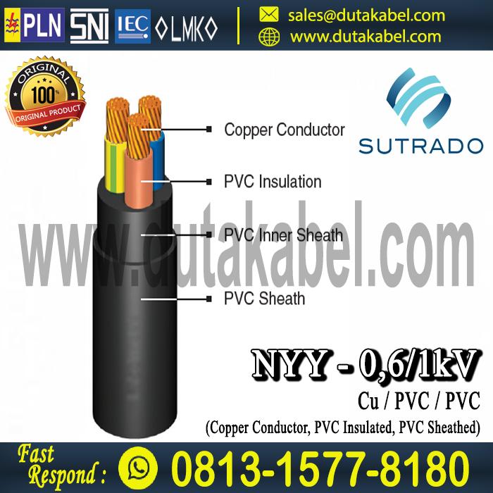 Jual Kabel NYY 3x95 mm2 SUTRADO /3 x 95 mm2/3x95mm2/3x95 mm/3x95mm - Kab. Bekasi - CV. DUTA ...