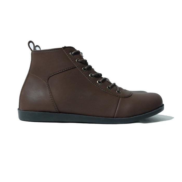 Jual sepatu brodo pria / sepatu boot tali / sepatu boots kulit AA BB CC ...