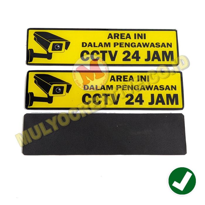 Jual Papan Peringatan – Papan Tulisan CCTV Bahan Akrilik - Kab ...