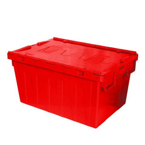 Jual Nestable Container With Lid Red 58 L Krisbow 10133559 - Jakarta ...