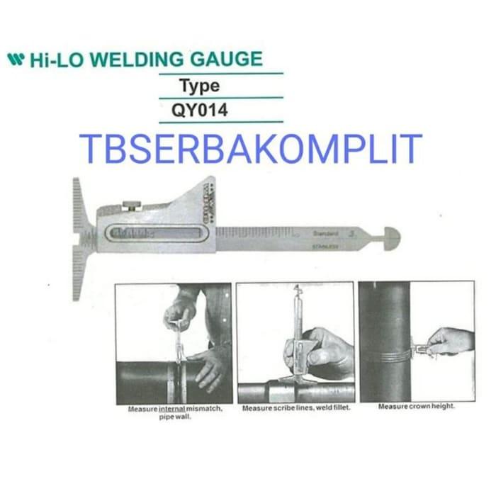 Jual Hi-Lo Welding Gauge Wipro QY014 Alat Ukur Las Weld Welde diddbu 9734bm - Jakarta Barat ...