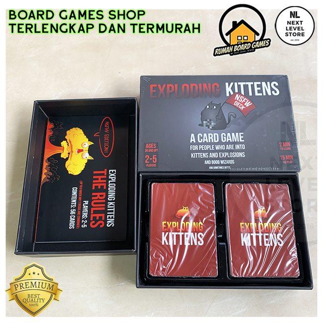 Jual Exploding Kittens Card Game Nsfw Basic Deck Kitten Di Seller Sweet ...