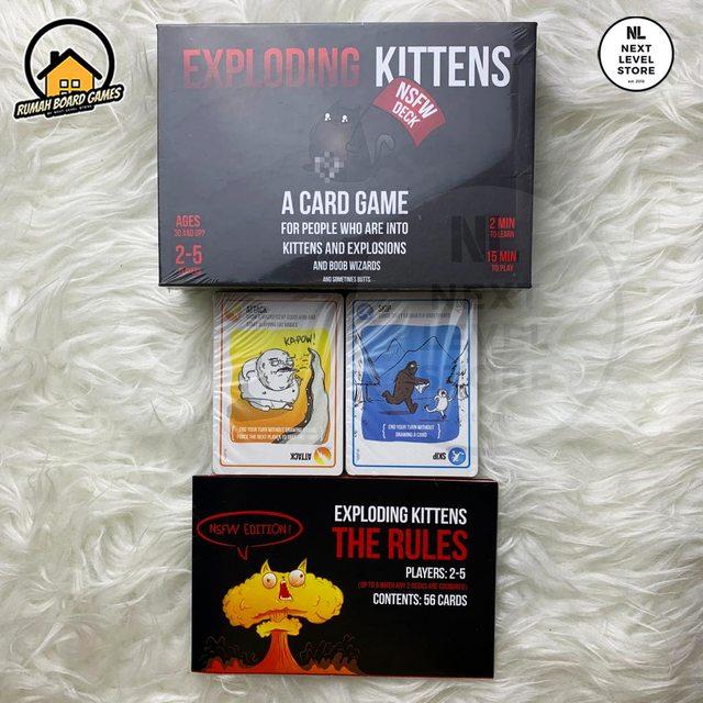 Jual Exploding Kittens Card Game Nsfw Basic Deck Kitten Di Seller Sweet ...