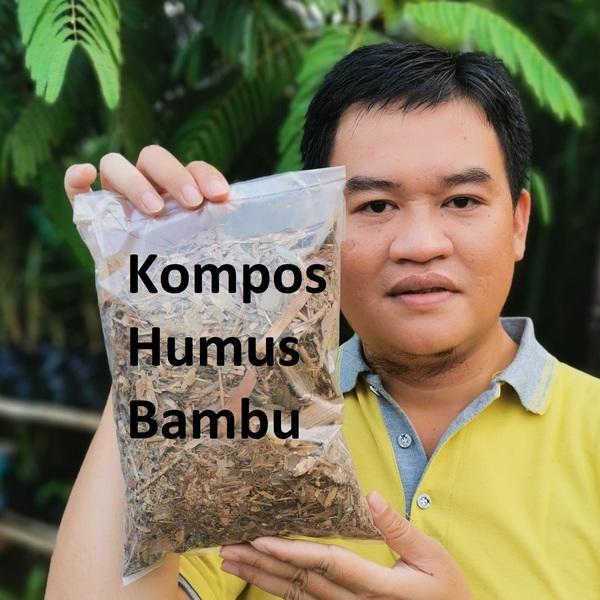Jual Kompos Humus Daun Bambu Kering 2 Liter Pupuk Organik Mulsa Alami ...